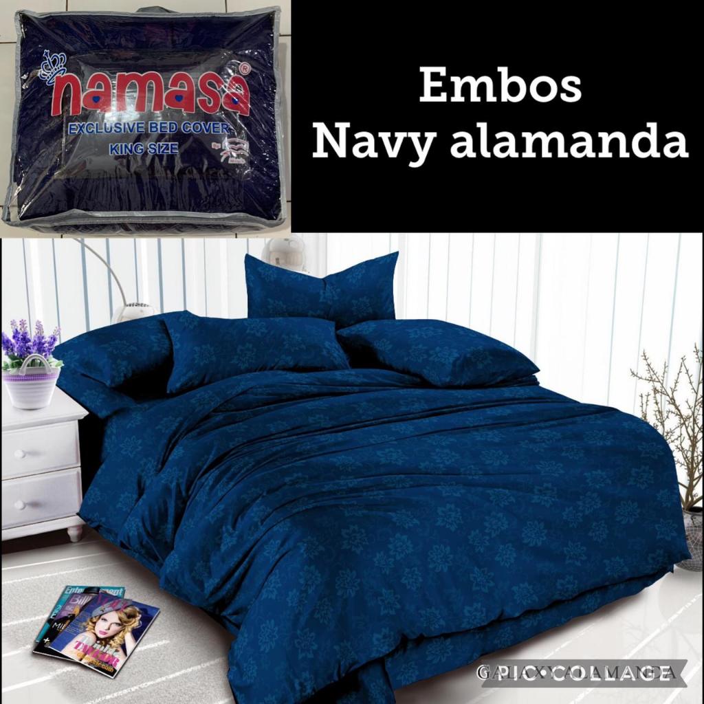Jual Namasa Badcover dan Sprei Ukuran 180x200 tinggi 30 bahan Katun ...