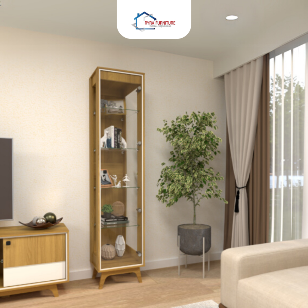 Jual OGGI - ALPEN SHOWCASE 1DF - RAK DISPLAY MINIMALIS/LEMARI HIAS ...