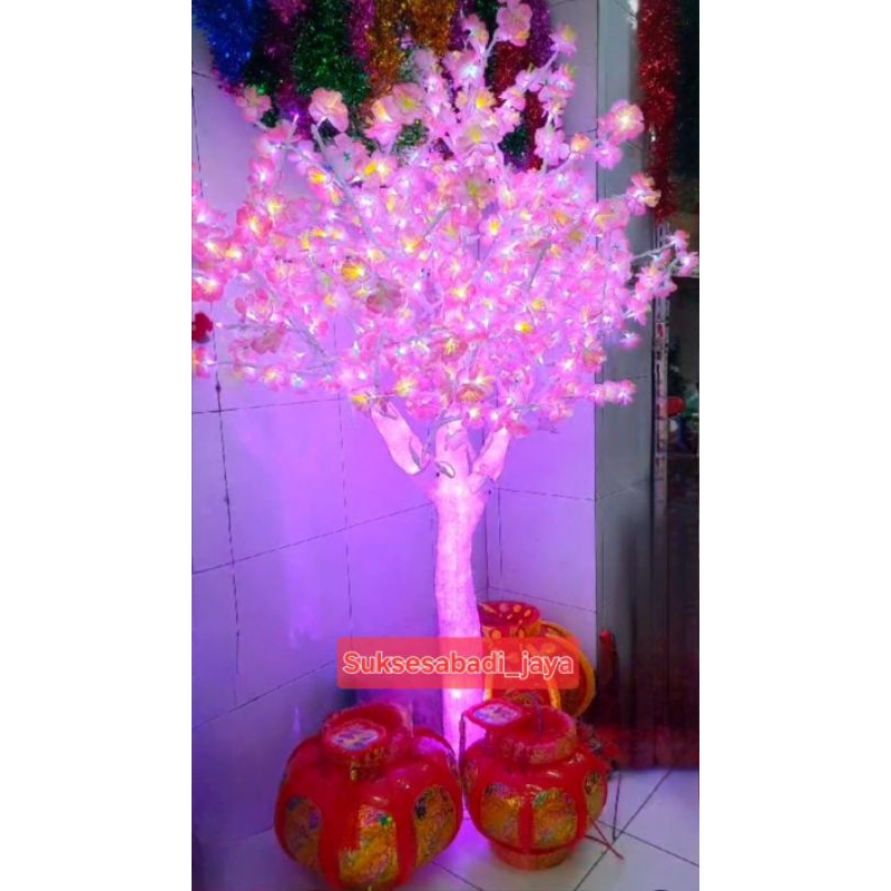 Jual Pohon Imlek Meihua Sakura Full LED ukuran 1.7meter & 2.5meter /CNY ...