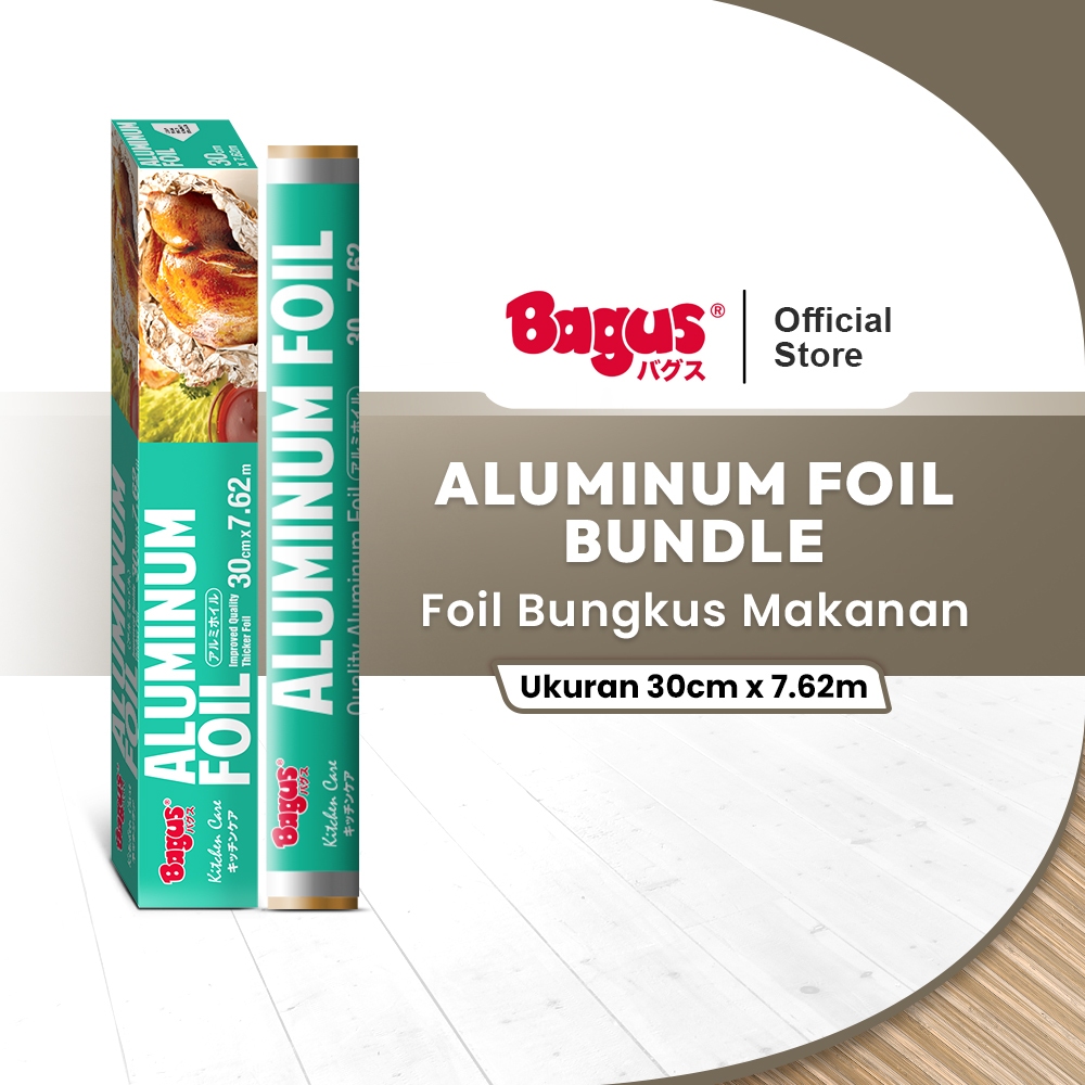 Jual [Bundle] Bagus Aluminum Foil Box + Refill 30 cm x 7.62 m Set ...