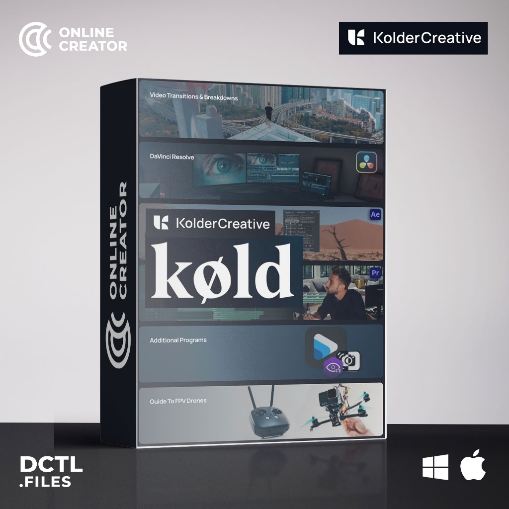 Jual KOLD Davinci Premiere After Effect Masterclass Course Sam Kolder Creative | Shopee Indonesia