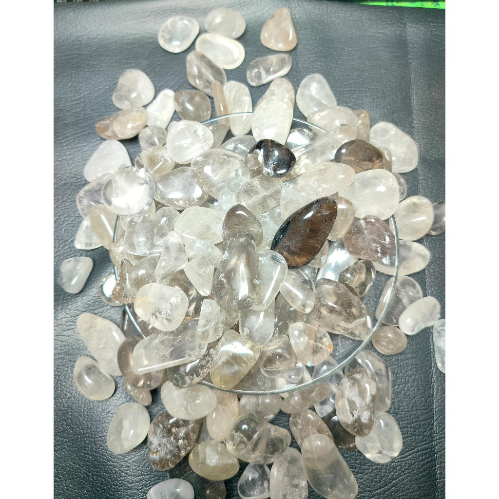 Jual Batu Natural Smoky Quartz Chip Tumble 2-3 cm paket 100 Gram ...