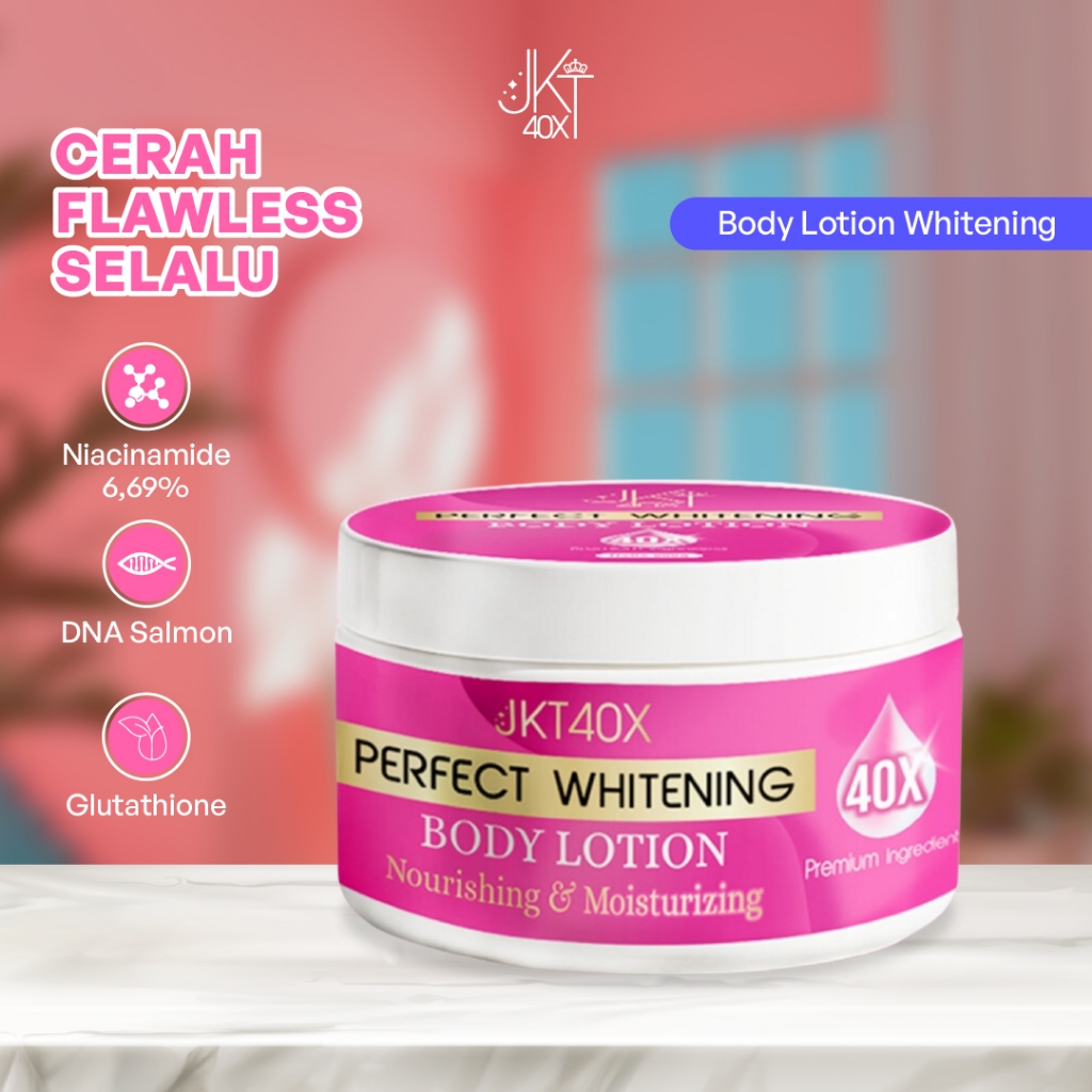 Jual JKT 40X Body Lotion Perfect Whitening 200gr - Handbody Untuk ...