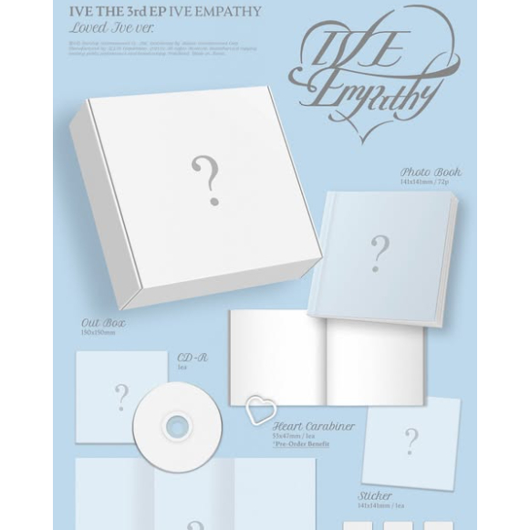Jual [PO] IVE Album - 3rd Ep [IVE EMPATHY] Limited Edition (Loved Ive Ver.) | Shopee Indonesia