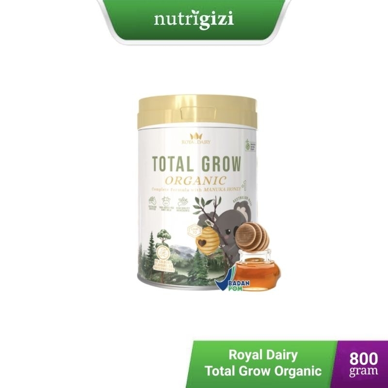 Jual Nutrigizi | Royal Dairy Total Grow Organic 1+ 800 gram Susu ...