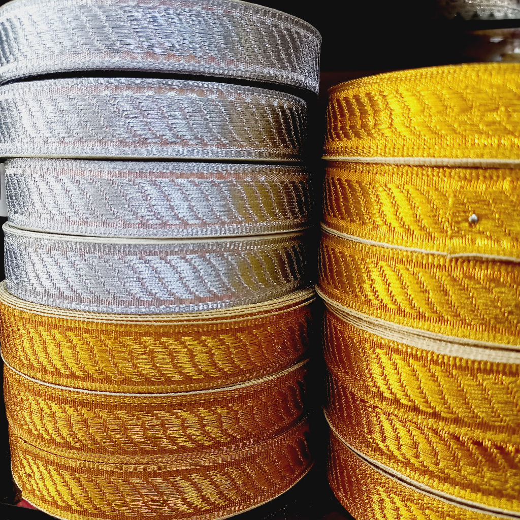 Jual Renda Tepi Motif Terbaru Lebar 1,2cm Renda Adat Pinggiran Renda ...