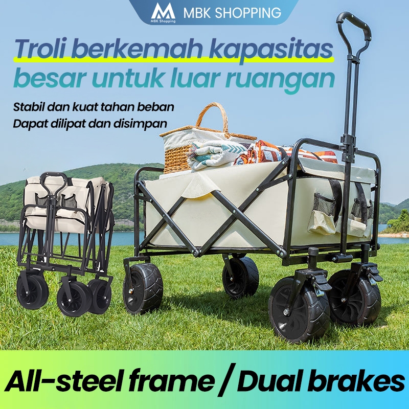 Jual MBK- camping trolley Gerobak Lipat 10 Inch Portabel Camping ...