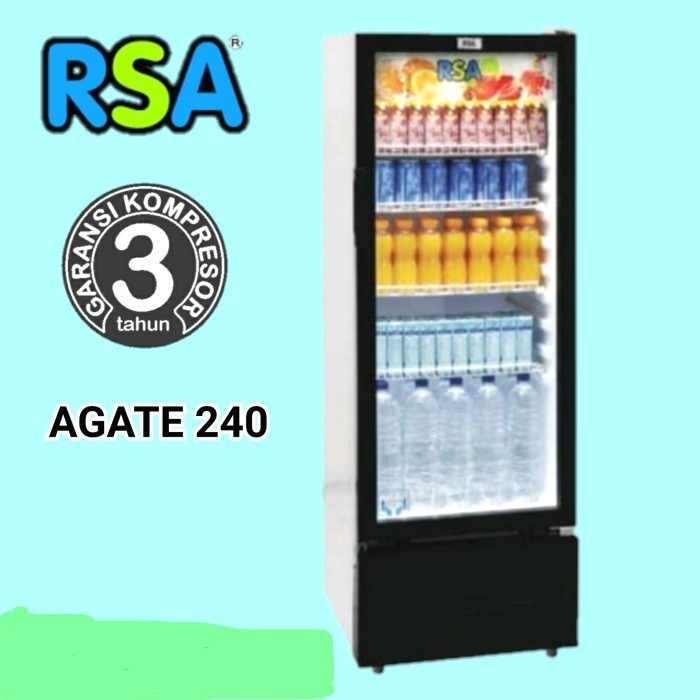 Jual RSA Showcase AGATE-240 R / AGATE 240 R Display Cooler Garansi ...
