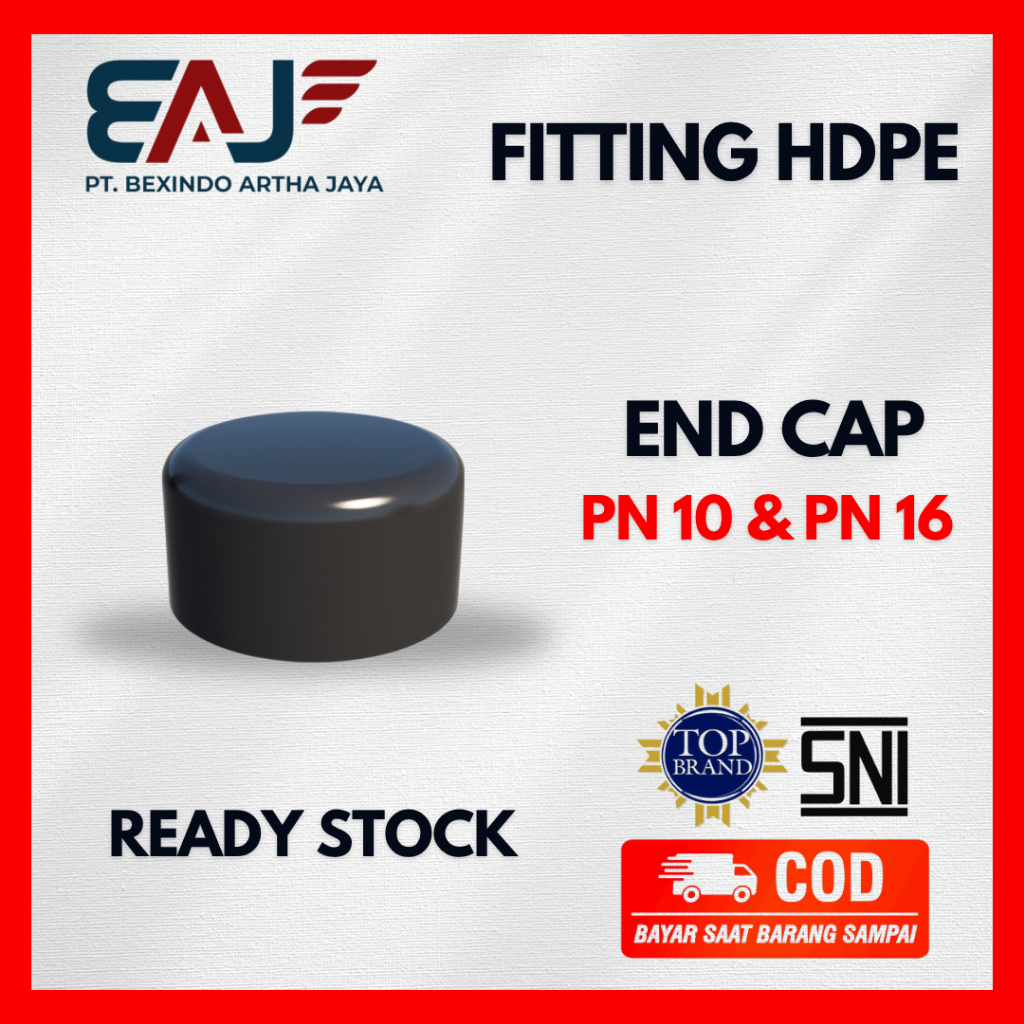 Jual End Cap Pipa Hdpe Ukuran 8 Inch 200 mm PN 10 dan PN 16 | End Cap ...