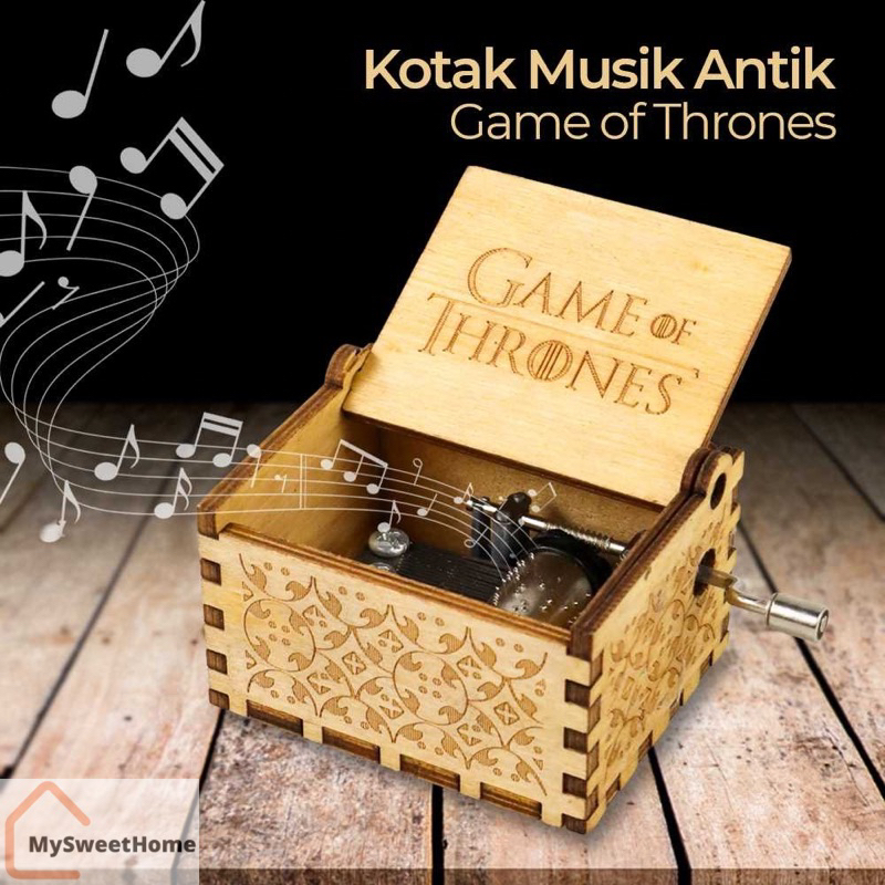 Jual Kotak Musik Kayu Wooden Music Box Kotak Music Kayu Happy Birthday ...