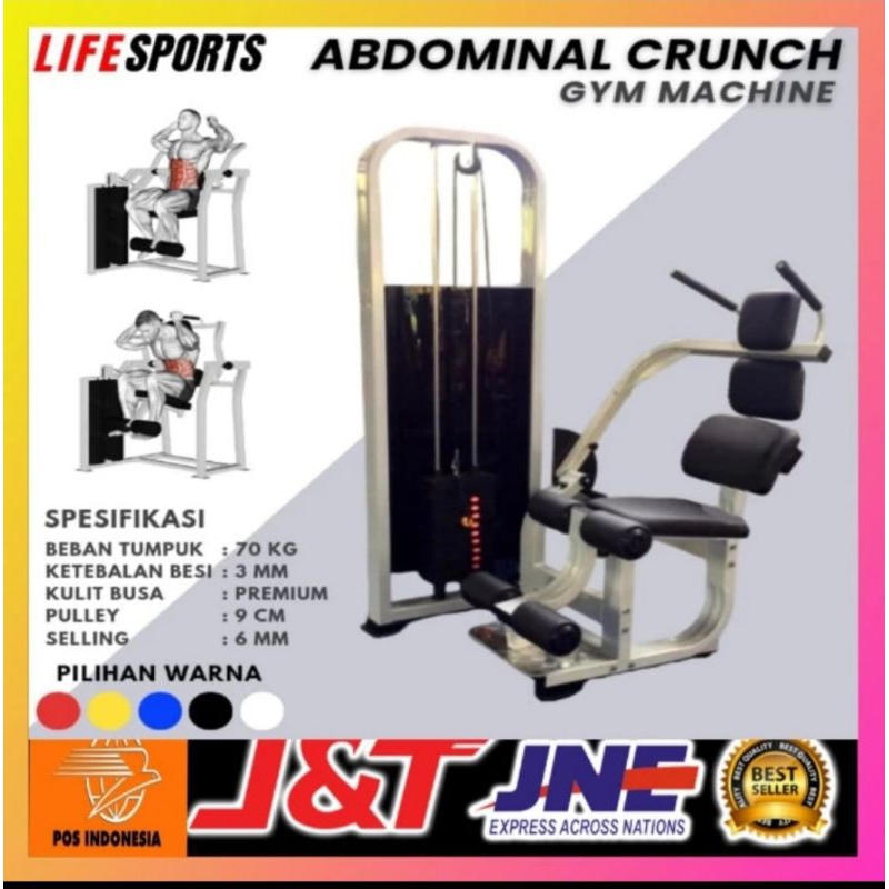 Jual Alat Fitness Gym Abdominal Crunch Machine | Shopee Indonesia