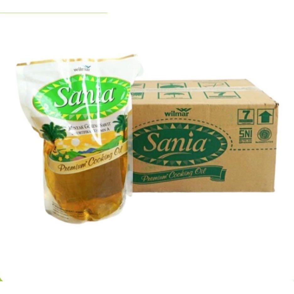 Jual Minyak sania ukuran 2ltr isi 6 pcs / minyak goreng sania 1 dus isi ...
