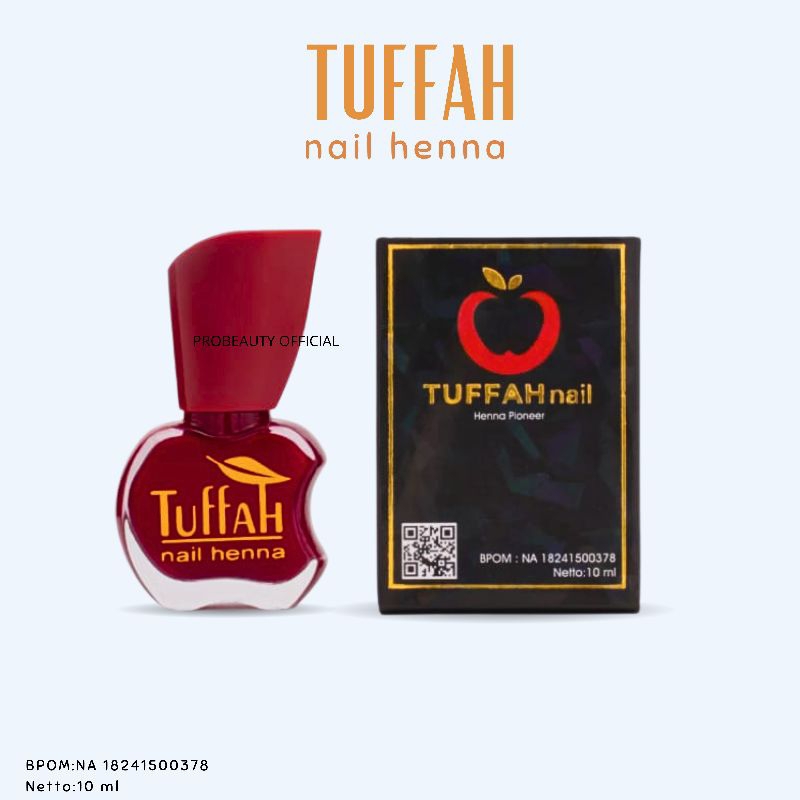 Jual Tuffah Nail Henna pioneer Kutek Bpom Tahan Lama Sah Untuk Sholat ...