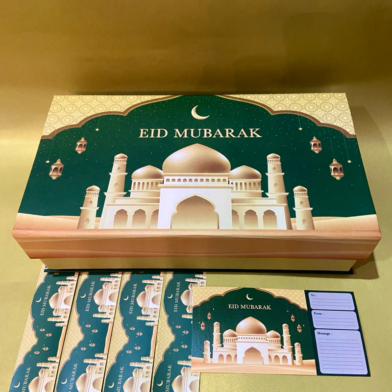 Jual gift Box LEBARAN / Box kue kering IDUL FITRI / hard box Kotak kado ...