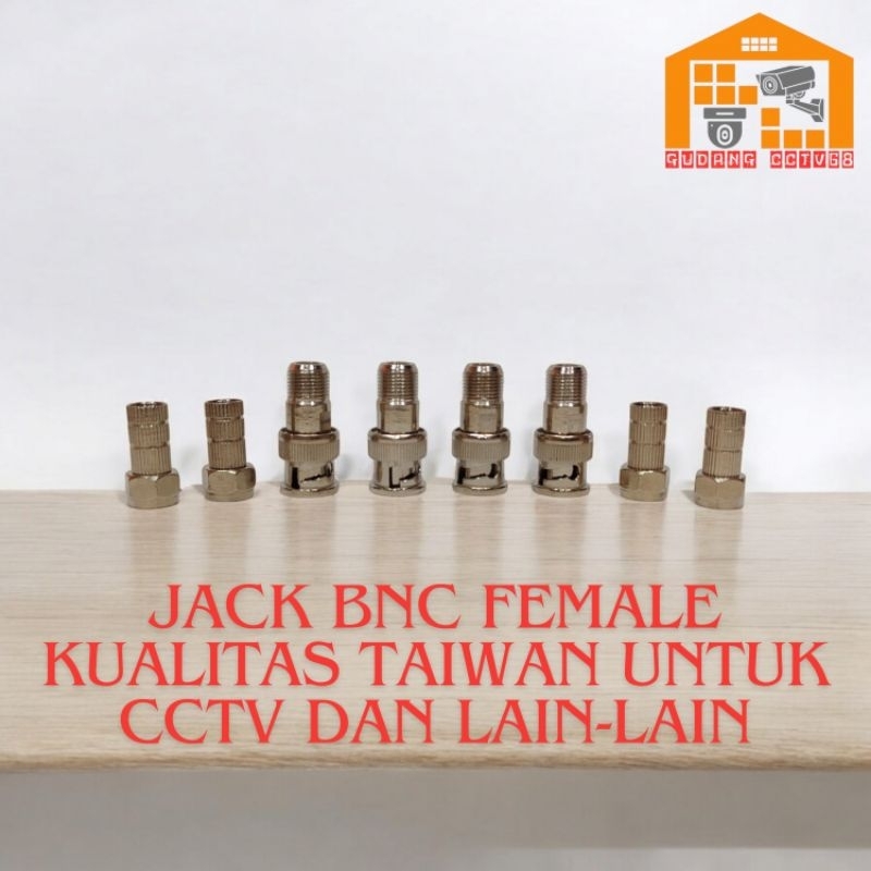 Jual JACK BNC DRAK / KONEKTOR JEK BNC UNTUK KAMERA CCTV KUALITAS TAIWAN GOOD QUALITY | Shopee ...