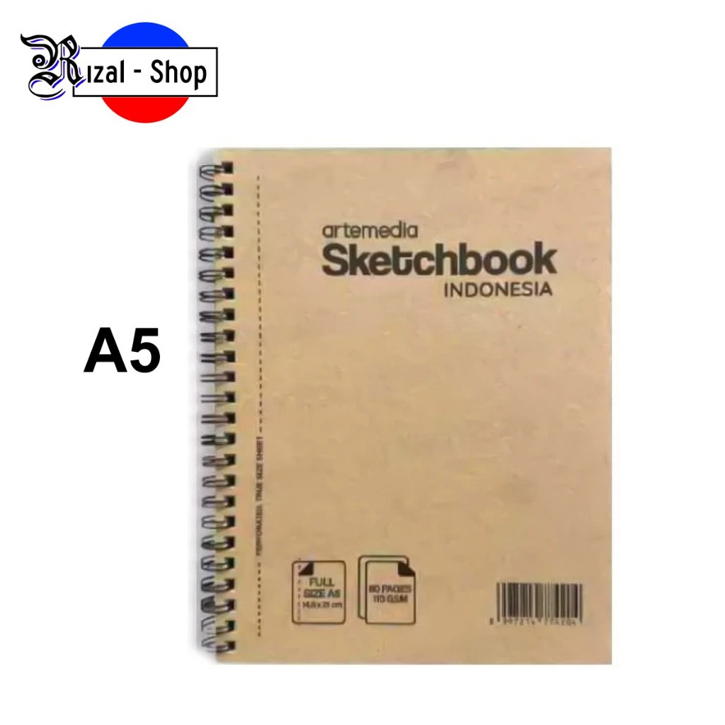 Jual Buku Sketsa A5 Artemedia Skecthbook Wired Craft Cover Jilid Spiral ...