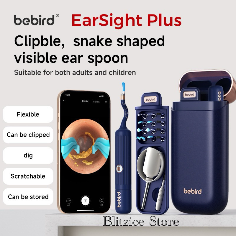 Jual Bebird Earsight Plus I35R R37R 3 Plus Visual Earpick Bendable Earwax Removal Stick ...