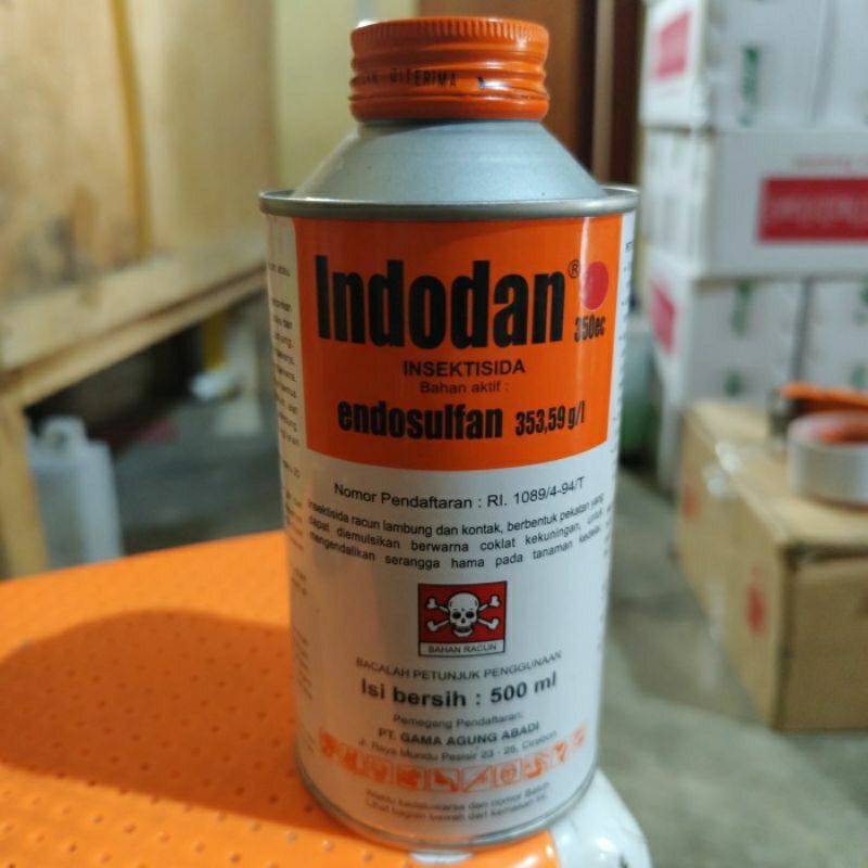 Jual INSEKTISIDA ENDOSULFAN INDODAN 350EC 500ML 100% ORIGINAL KEMASAN ...