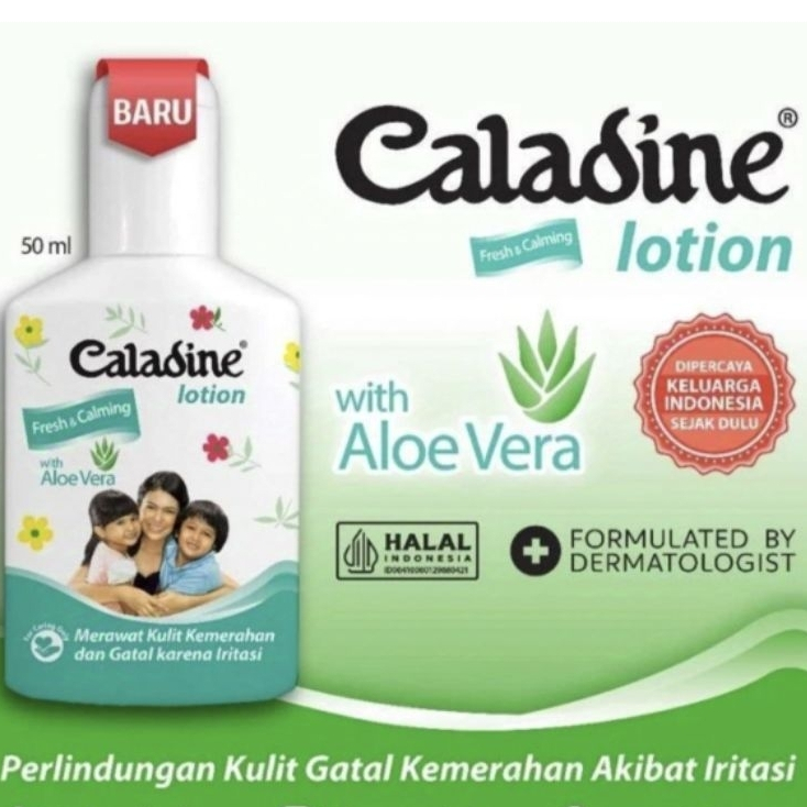 Jual Caladine Lotion Fresh And Calming Aloevera 50ml Atasi Gatal Dan Iritasi Biang Keringat Anak ...