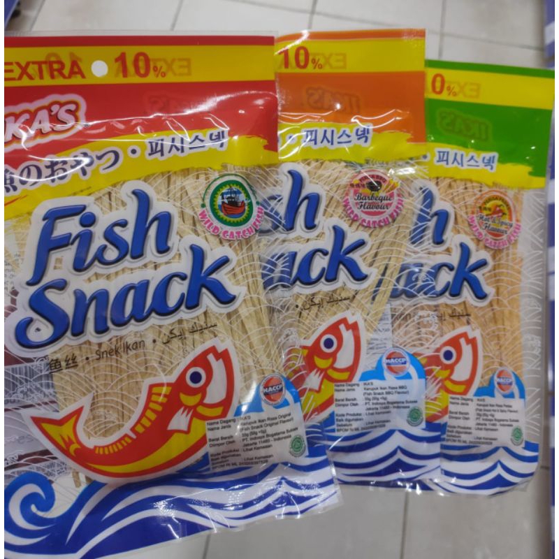 Jual Snack Ikan Ika's | Fish Snack dari Ika's 50 gr 3 Varian Rasa ...