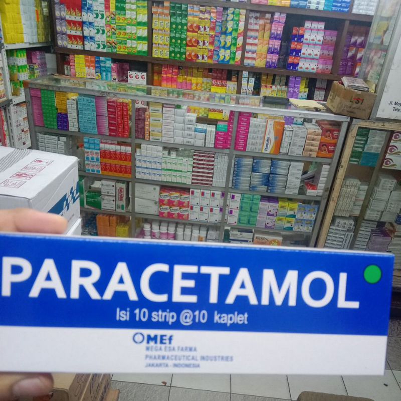 Jual Paracetamol Isi 10 Strip @10 Kaplet mef | Shopee Indonesia