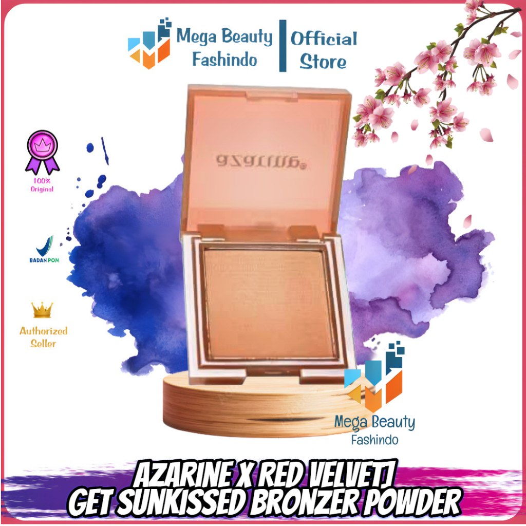 Jual [Azarine x Red Velvet] Get Sunkissed Bronzer Powder Contour 5.2gr ...