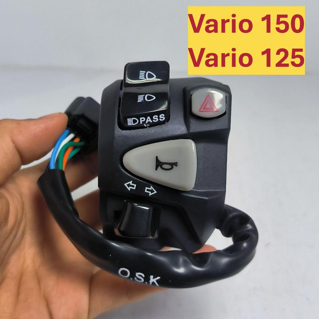 Jual SAKLAR LAMPU KIRI VARIO 150 all, VARIO 125 ALL NEW plus dim dan ...