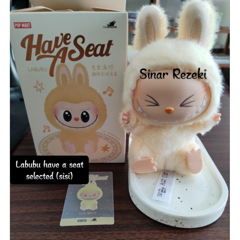 Jual 1 buah!!SELECTED!Blind box BB Labubu have a seat/boneka labubu ...