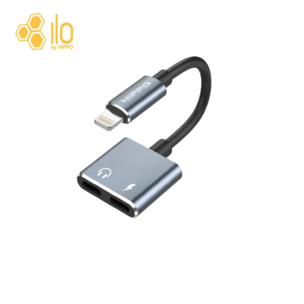 Jual HIPPO Kabel SPLITTER SLL-01 2in1 Lightning to Lightning ...