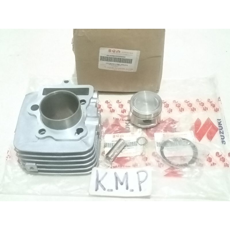 Jual BLOCK SEHER SET PISTON KIT BLOK SUZUKI SMASH 110 YGP SILINDER SMASH | Shopee Indonesia