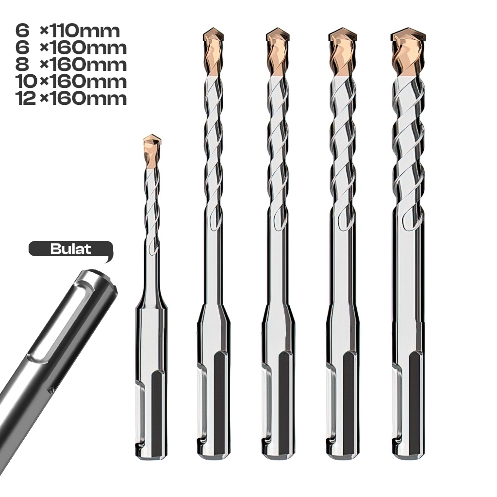 Jual SET Mata Bor HSS Ulir Pelubang Kayu Baja Lunak Logam dan Plastik 1 ...