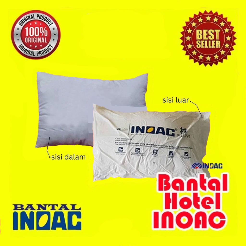 Jual Inoac Bantal Hotel Lembut dan Nyaman 100% silicon Inoac Original ...