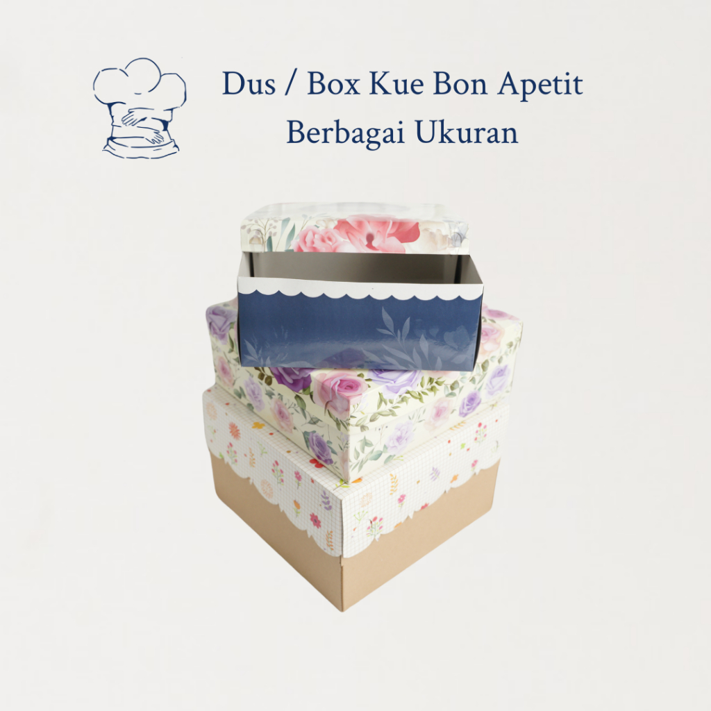 Jual Dus / Box Kue KSI Bon Apetit Berbagai Ukuran (Satuan) | Shopee ...