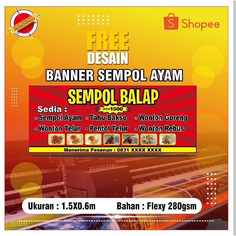 Jual Cetak Spanduk / Cetak Banner Spanduk / Cetak Print Banner / free ...