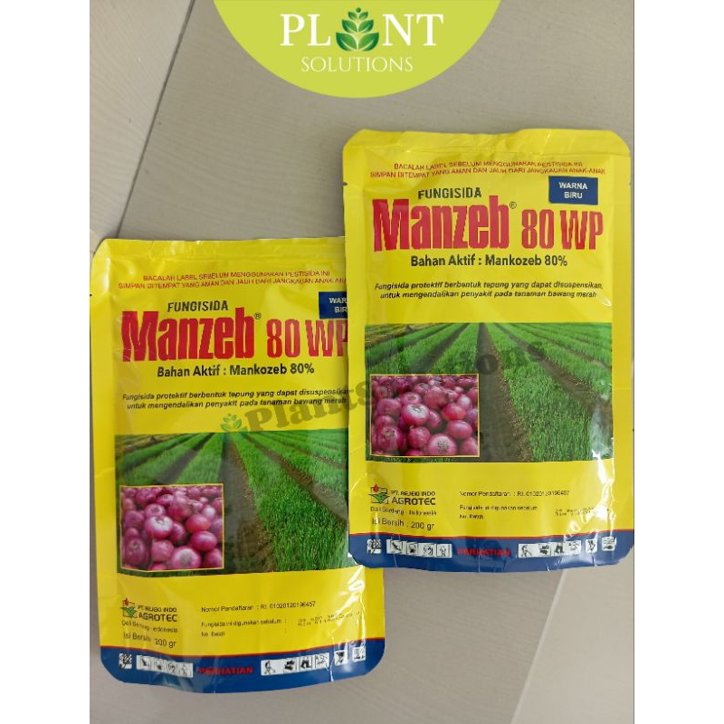 Jual Fungisida Manzeb biru 80wp 200GR Mengendalikan Berbagai Hama ...