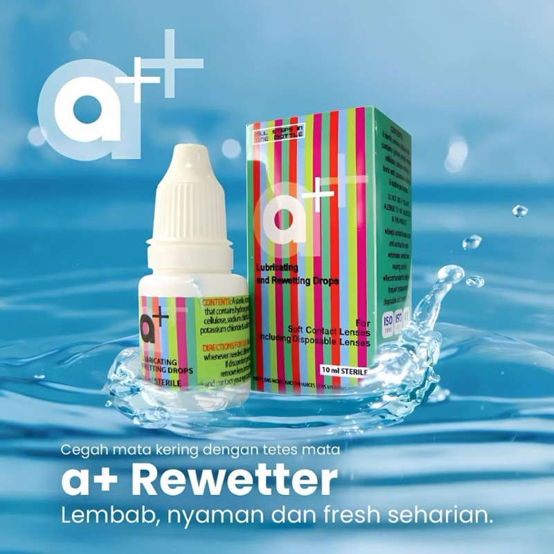 Jual TETES MATA SOFTLENS A+ Lubricating and Rewetting Drop 10 ML ...