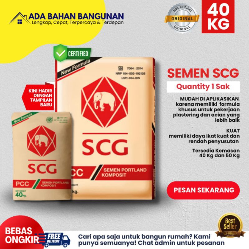 Jual Semen SCG | Shopee Indonesia