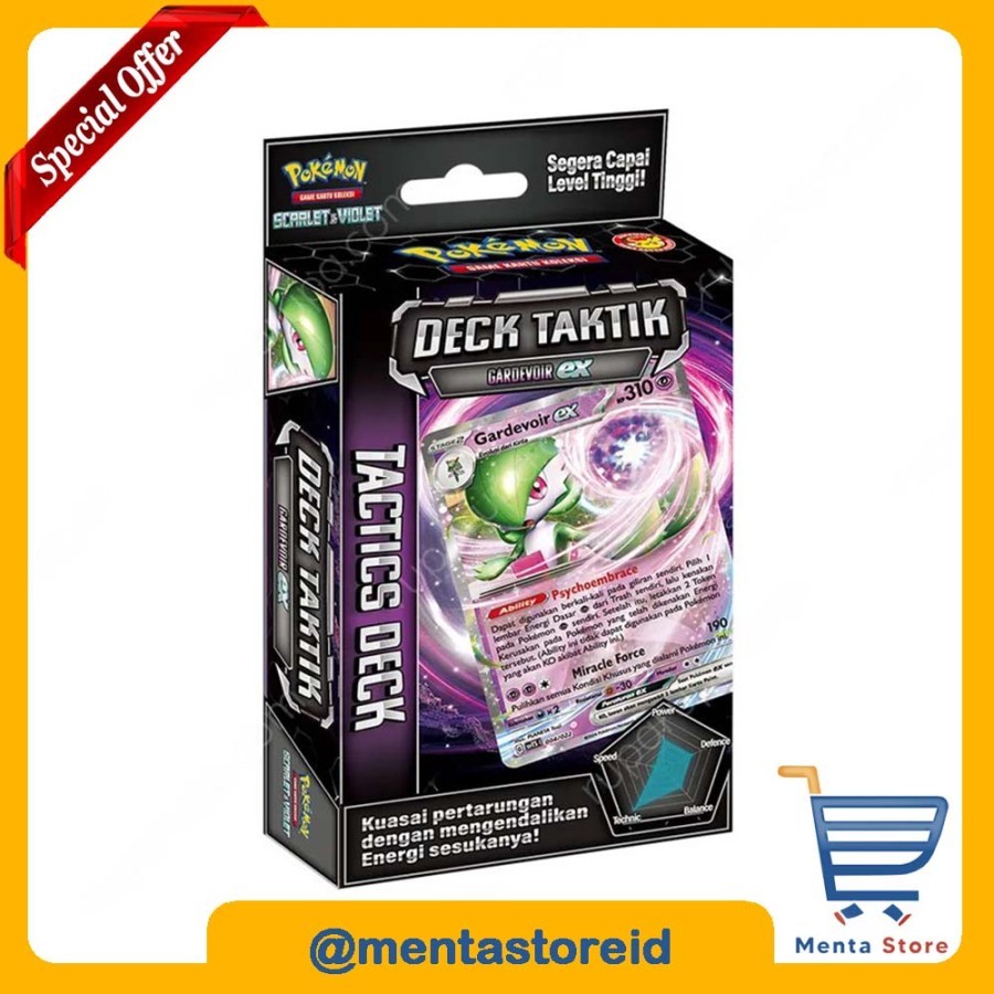 Jual Kartu Pokemon TCG - Deck Taktik Gardevoir ex svTS - Starter Deck Pokemon Game Kartu Koleksi ...