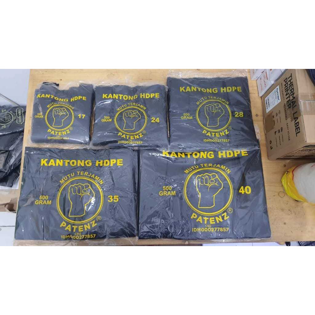 Jual Kantong Kresek Plastik HDPE Tebal Mutu Terjamin 500 Gram | Shopee ...