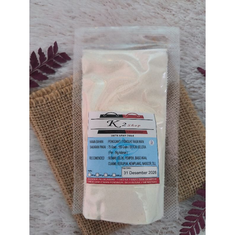 Jual Penguat / Penyedap Rasa Ikan Tenggiri 100 Gr Best Seller | Shopee ...