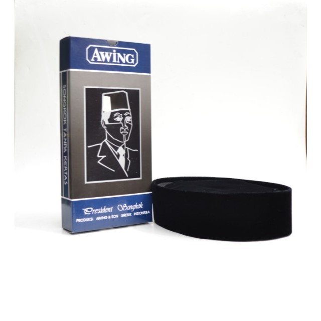 Jual AWING Songkok Peci Awing Tinggi 7cm Awing Original | Shopee Indonesia