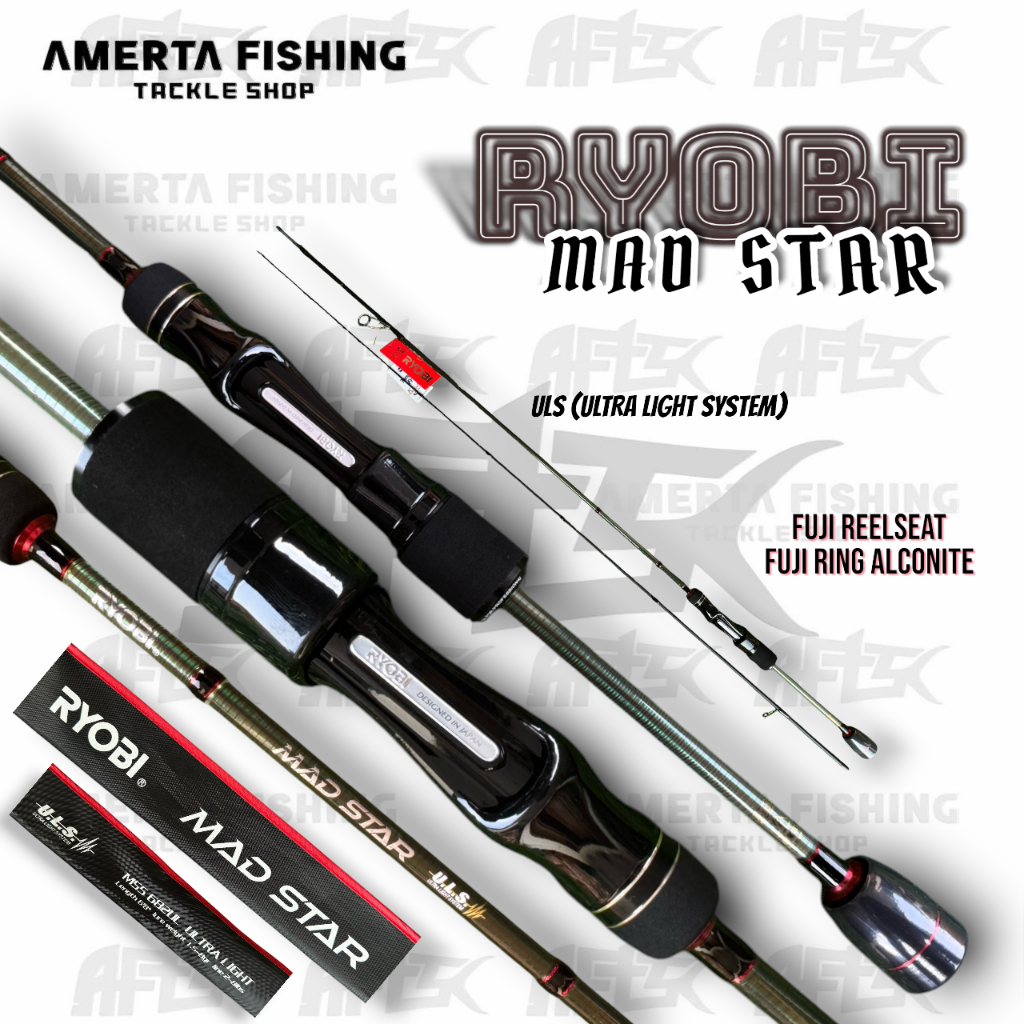 Jual RYOBI MAD STAR / JORAN ULTRA LIGHT MSS 682 UL | Shopee Indonesia