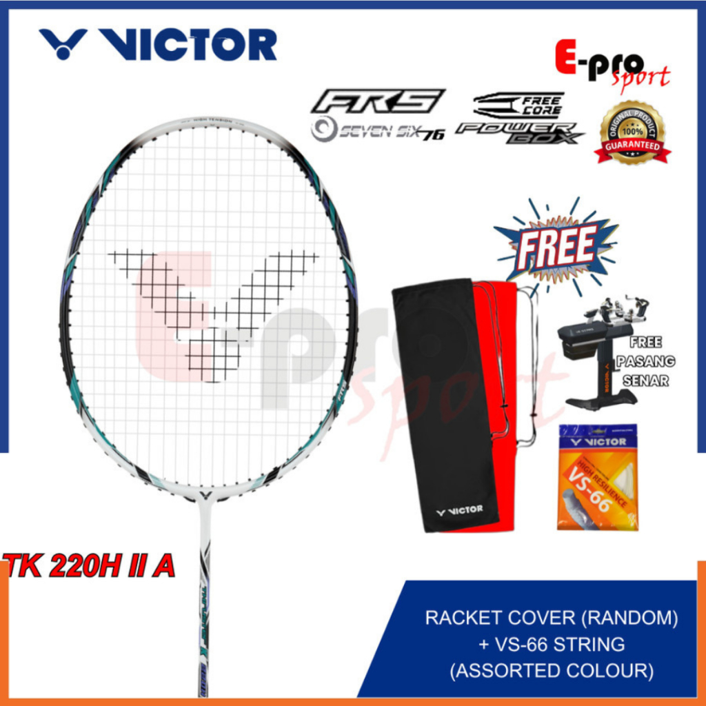 Jual Raket Badminton Victor Thruster K 220 H II A / TK-220 / TK 220H A Bulutangkis Original ...
