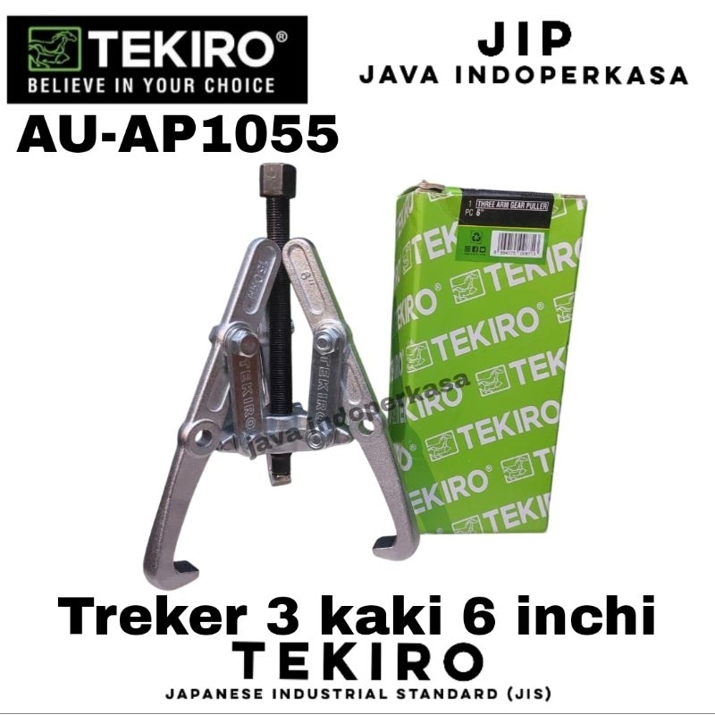 Jual TEKIRO AU-AP1055 TREKER 3 KAKI 6 INCH PENARIK BEARING / RODA PULI ...