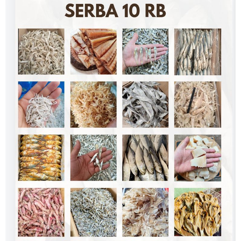 Jual ikan asin serba 10 rb ( min co 3) | Shopee Indonesia