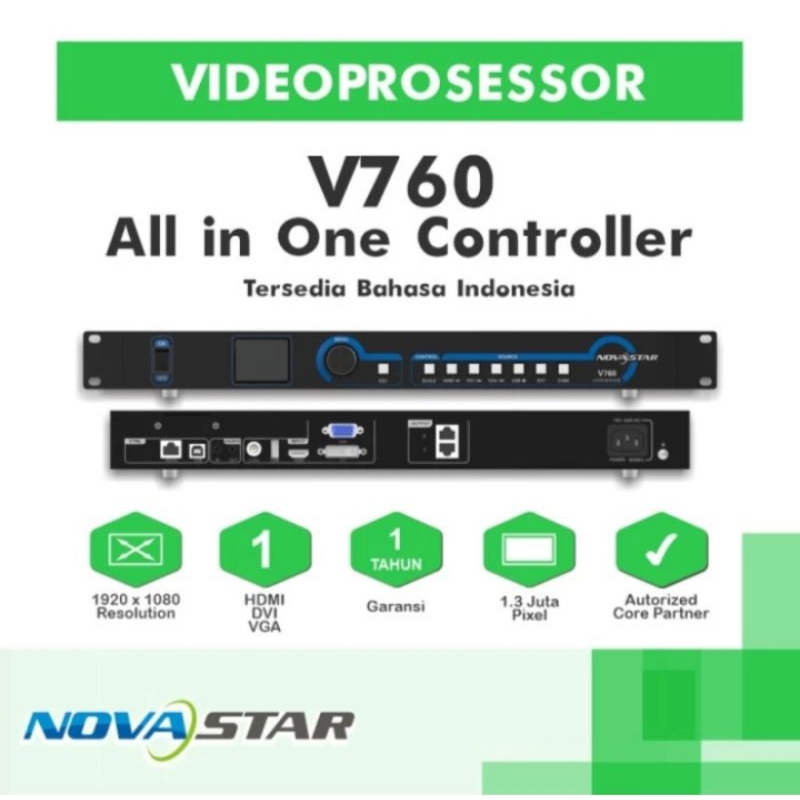 Jual Led video prosesor controller VP novastar V760 Videotron sending card garansi 1 tahun ...