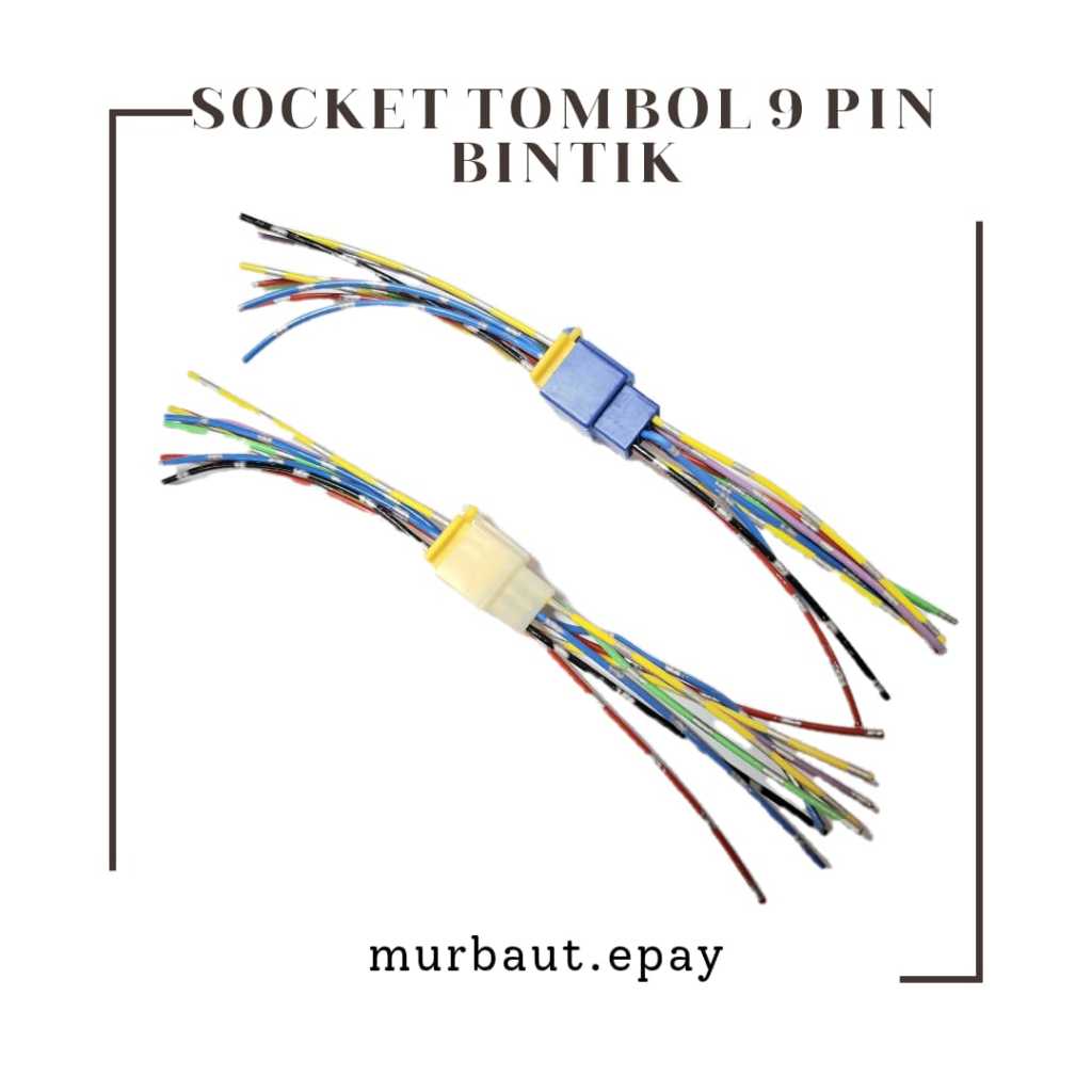 Jual SOCKET SAMBUNGAN KABEL 9 PIN BINTIK - 1 PCS | Shopee Indonesia