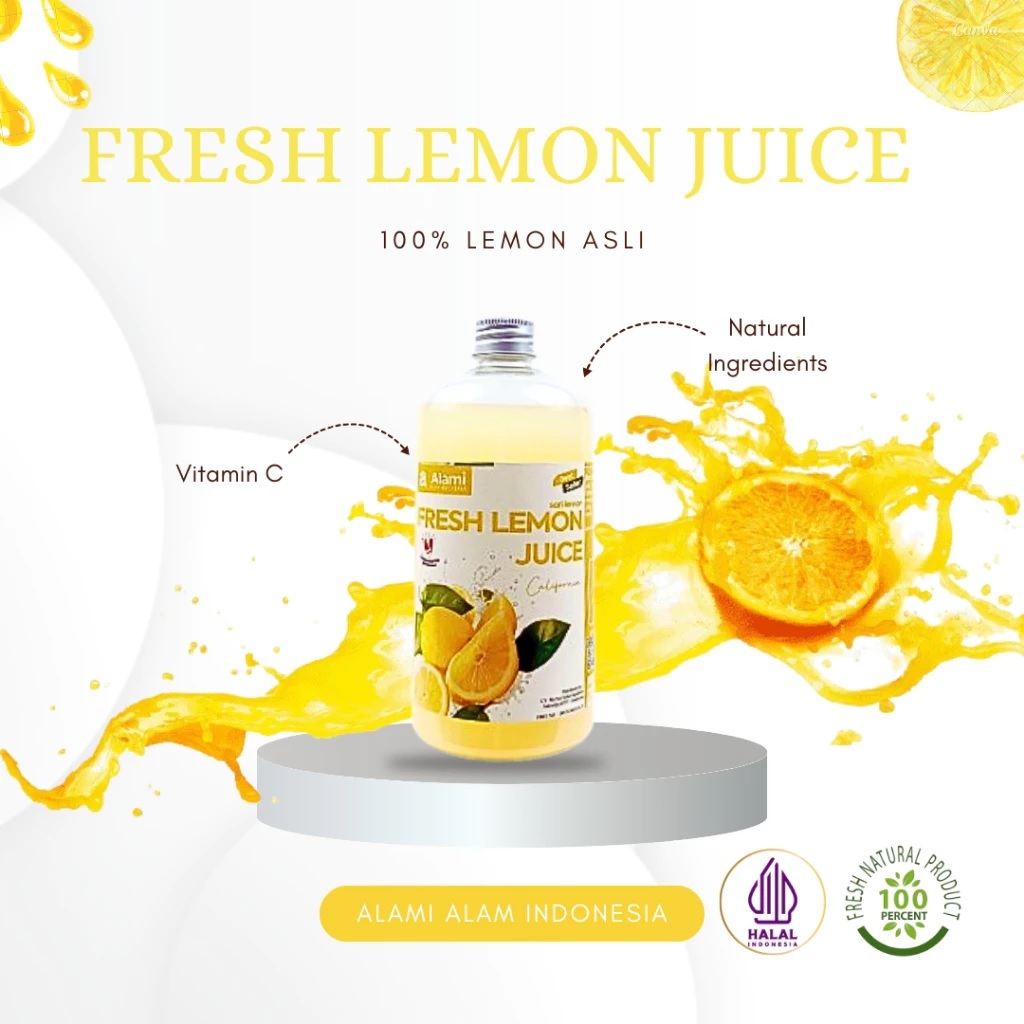 Jual Alami Sari Lemon 500ML Murni | Untuk Diet Detox Mengatasi ...