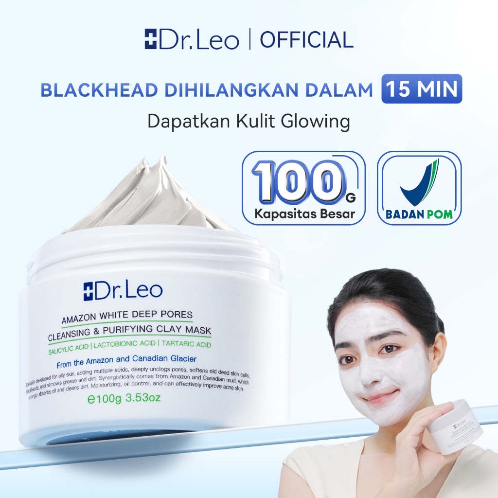 Jual Dr.Leo -Amazon White Deep Pores Cleansing & Purifying Clay Mask ...