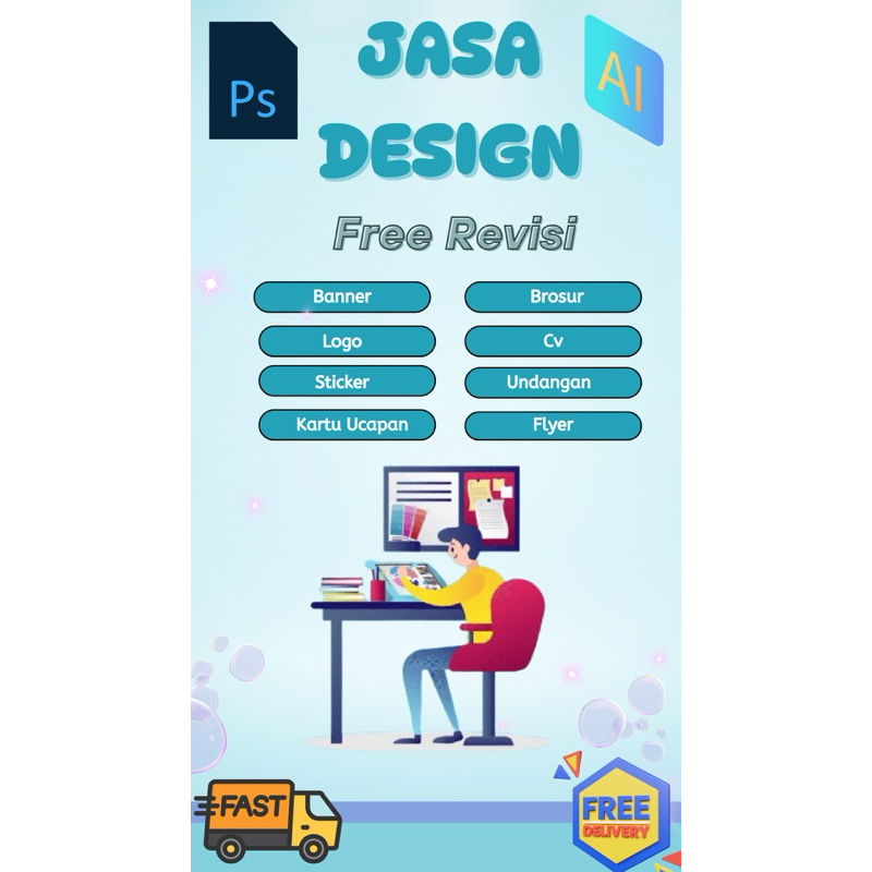 Jual JASA DESAIN GRAFIS, DESAIN LOGO, BANNER, SPANDUK, KAOS, BROSUR ...